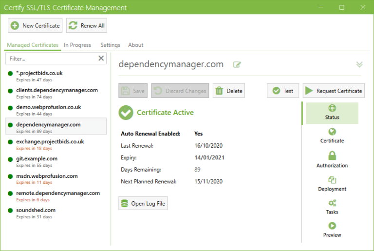 Certify The Web: The Ultimate Software for Managing Server Certificates ...