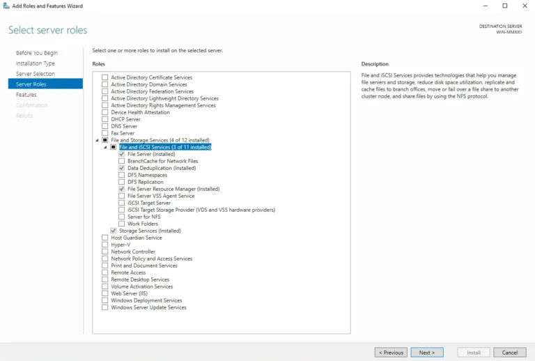 Windows Server as a Minimalist Network Attached Storage (NAS)
