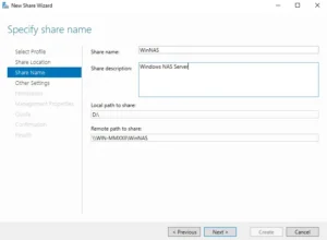 Windows Server as a Minimalist Network Attached Storage (NAS)